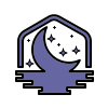 Lunar Client icon in Color Style