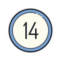 Number 14 Icons – Download for Free in PNG and SVG