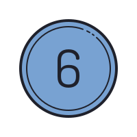 Number 6 Icons – Free Vector Download, PNG, SVG, GIF