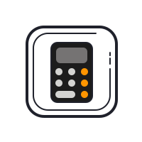 Calculator backspace button Icons – Download for Free in PNG and SVG