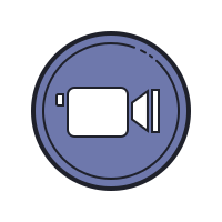 Showbie Icon im Color Hand Drawn Stil