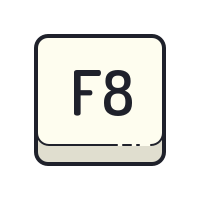 F8 key Icons – Download for Free in PNG and SVG