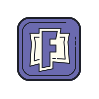 Fortnite icon in iOS Style