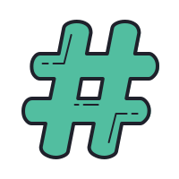 Hash sign Icons – Download for Free in PNG and SVG