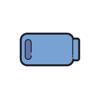 Low Battery icon in Windows 11 Color Style