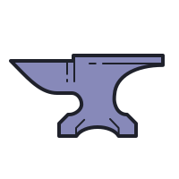 Minecraft Forge icon in Color Hand Drawn Style