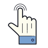 Hand click Icons – Download for Free in PNG and SVG