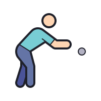 Petanque 클립 아트 icons in All style for graphic & UI design