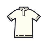 Polo Shirt icon in iOS Filled Style