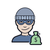 Dieb emoji Icons – Kostenlos als PNG und SVG herunterladen