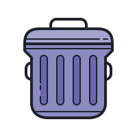 Trash icon in iOS Style