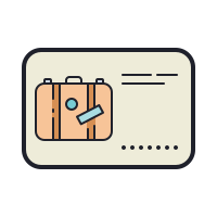 Online Shop icon in Color Hand Drawn Style