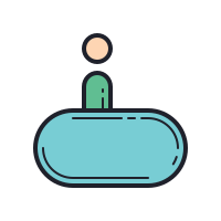 Ícone de Travelator no estilo Cor