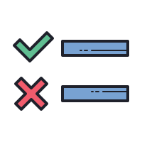 True false Icons – Download for Free in PNG and SVG