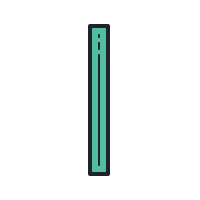 Vertical Line icon in iOS Style