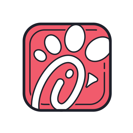 Chick-fil-A icon in Color Hand Drawn Style