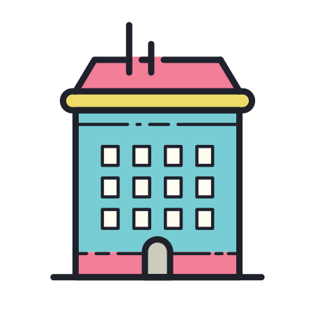 Department icon in Color Hand Drawn Style