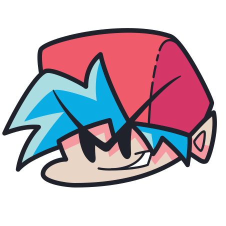 Friday Night Funkin icon in Color Hand Drawn Style