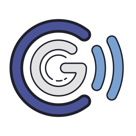 GCash icon in Color Hand Drawn Style
