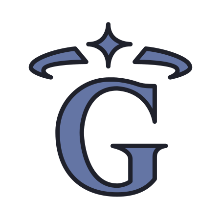 Genshin Impact Logo icon in Color Hand Drawn Style