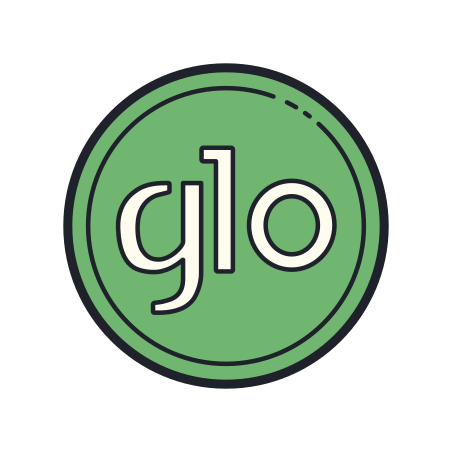 Glo icon in Color Hand Drawn Style