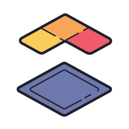 Instructure icon in Color Hand Drawn Style