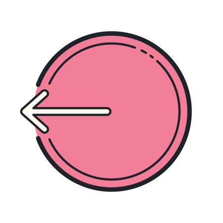 Logout Rounded Left icon in Color Hand Drawn Style