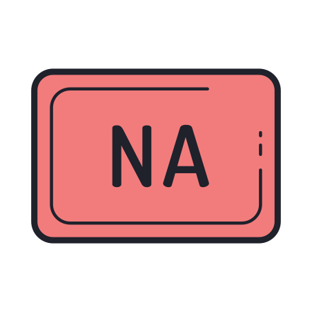 Not Applicable icon in Color Hand Drawn Style