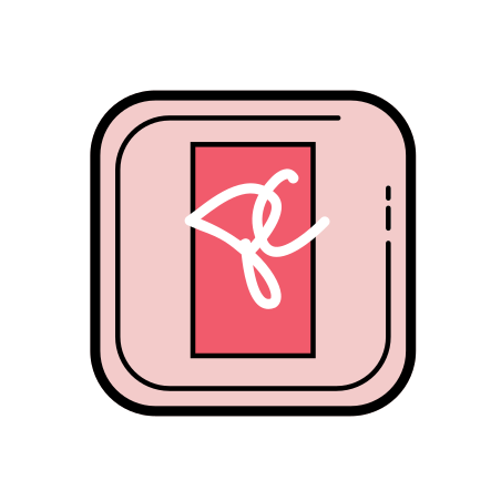 Optimum icon in Color Hand Drawn Style