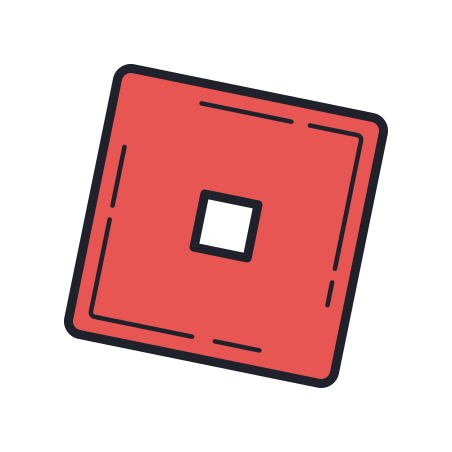 Roblox icon in Color Hand Drawn Style