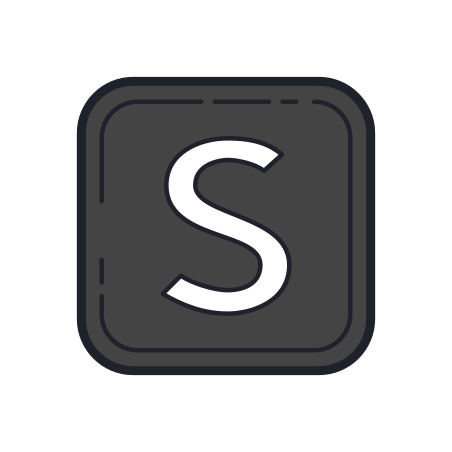 SHEIN icon in Color Hand Drawn Style