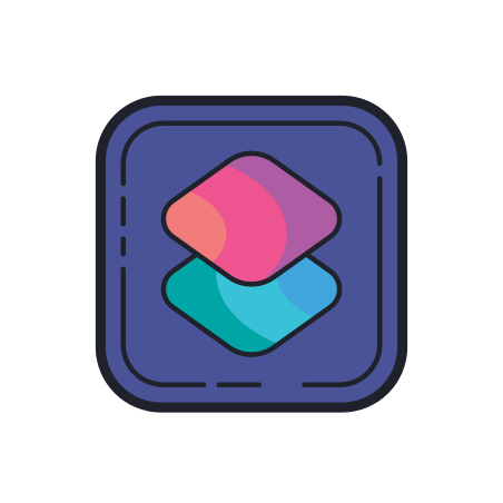 Shortcuts icon in Color Hand Drawn Style