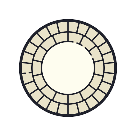 VSCO icon in Color Hand Drawn Style