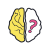 Brain Out icon in Color Hand Drawn Style