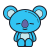 BT21 Koya icon in Color Hand Drawn Style