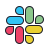 Slack New icon in Color Hand Drawn Style