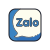 Zalo icon in Color Hand Drawn Style