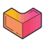 Lazada icon in Color Hand Drawn Style