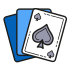 Microsoft Solitaire Collection icon in Color Hand Drawn Style