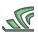 Geforce Experience icon in Color Hand Drawn Style