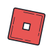 Icône Roblox dans le style Color Hand Drawn
