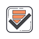Unikey icon in Color Hand Drawn Style