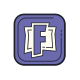 Fortnite icon in Color Hand Drawn Style