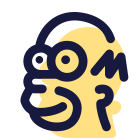 Homer Simpson icon in Pulsar Color Icons Style