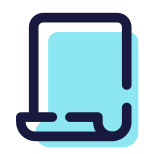 Sheet of Paper icon in Pulsar Color Icons Style