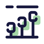Vertical Timeline icon in Pulsar Color Icons Style