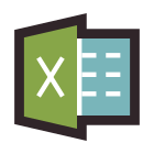 Microsoft Excel icon in Retro Style