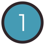 Level 1 icon in Retro Style
