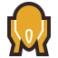 Edvard Munch icon in Retro Style