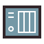 NAS icon in Retro Style